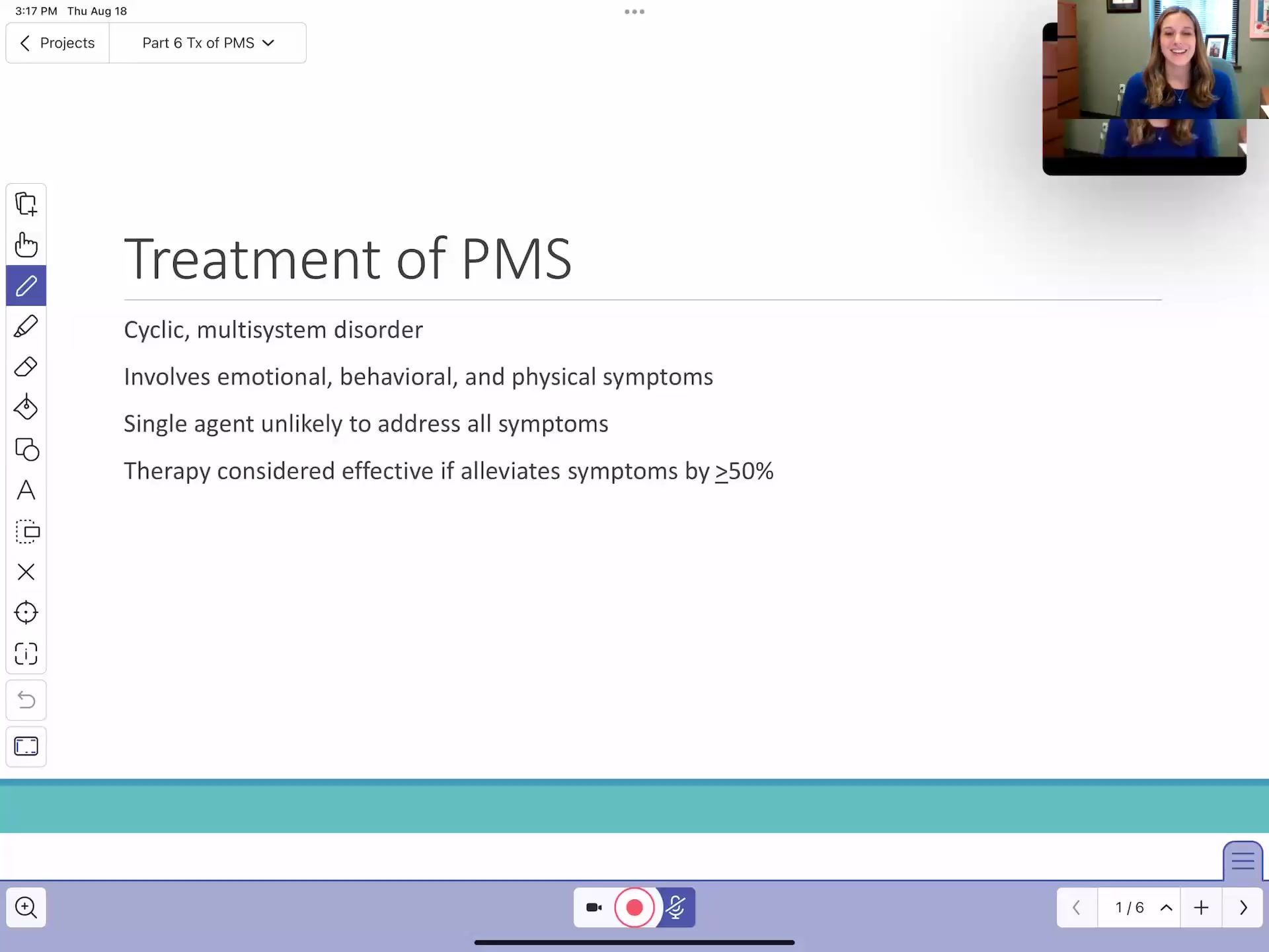 Treatment of PMS