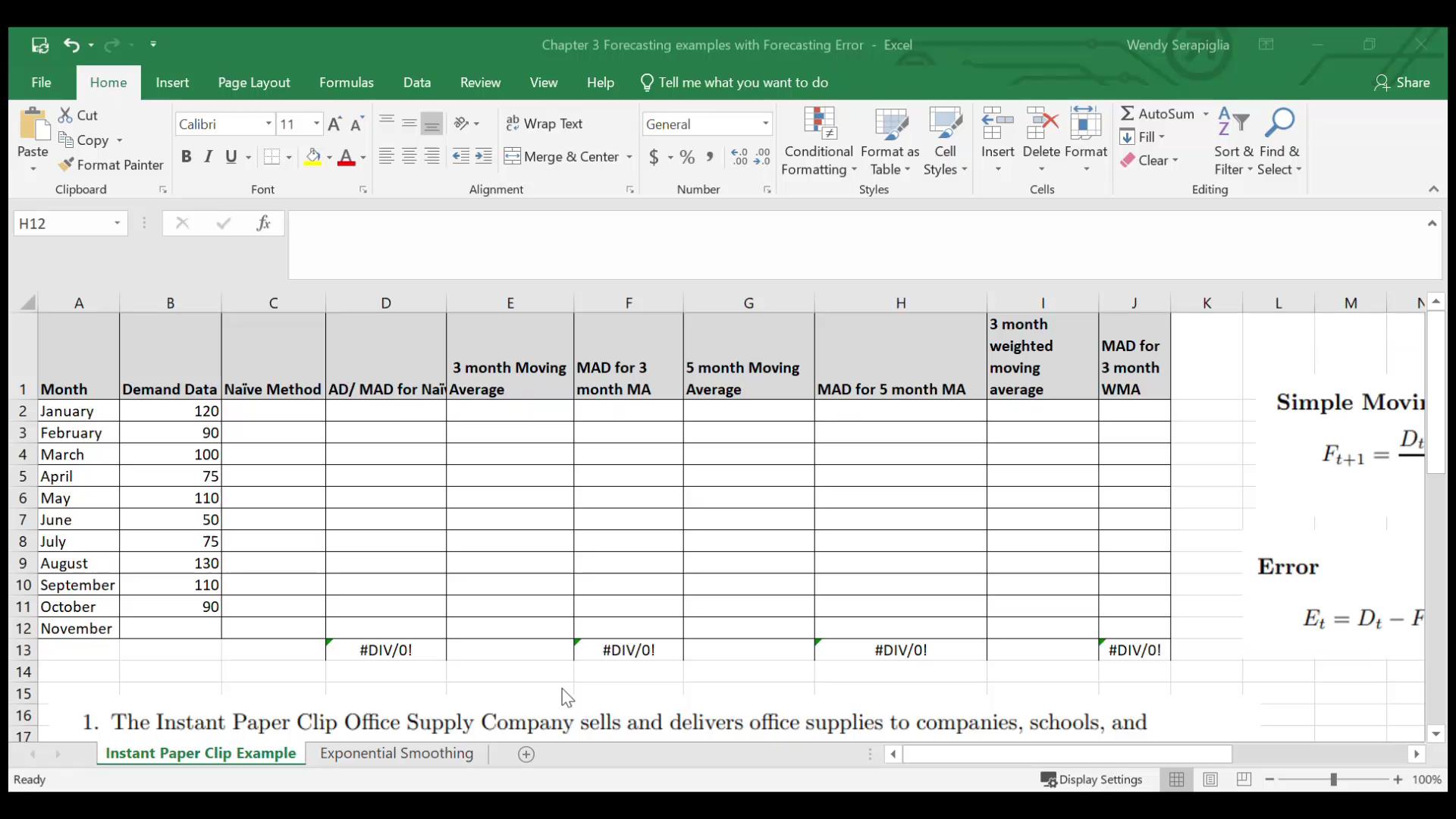 Instant Paper Clip Example