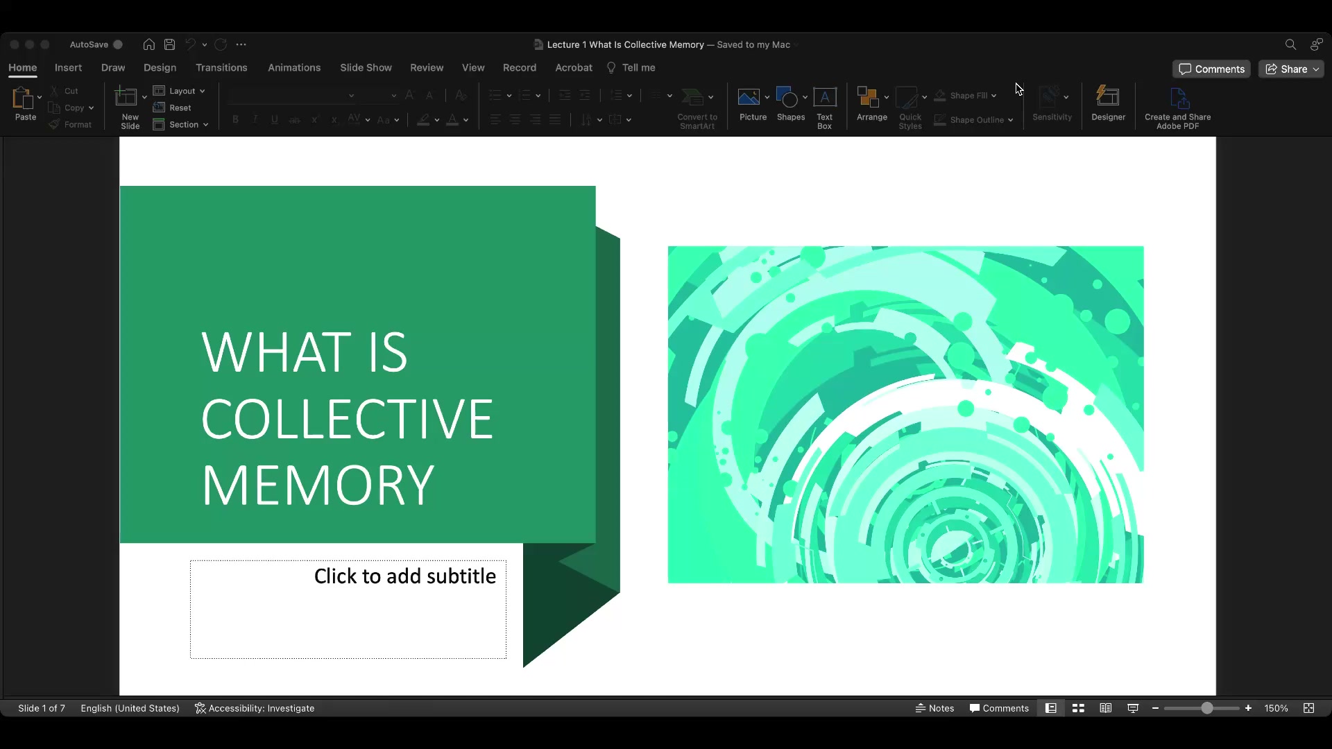Prelude - Lecture 1: What Is Collective Memory?