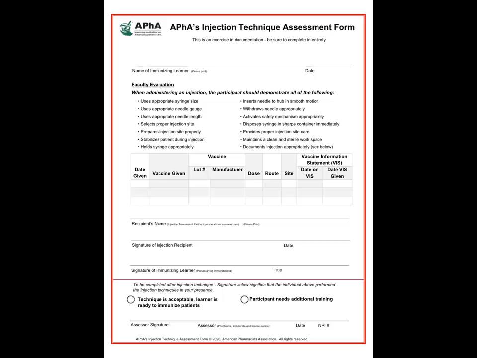 Injection Technique Documentation
